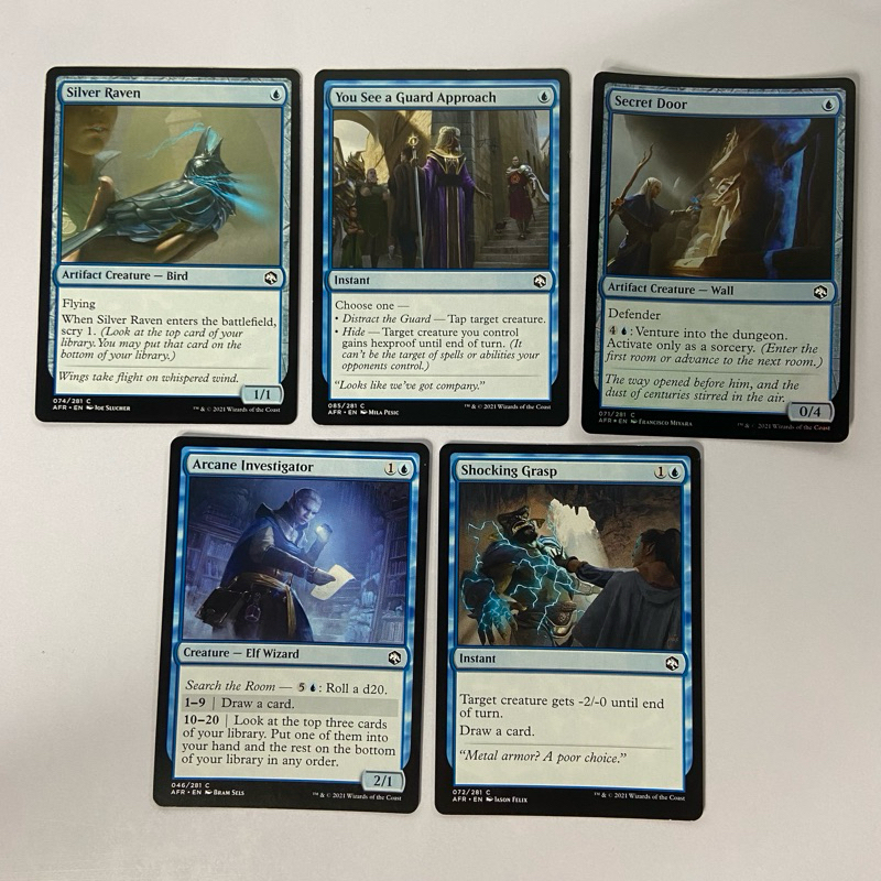 SILVER RAVEN YOU SEE A GUARD APPROACH SECRET DOOR ARCANE INVESTIGATOR ...