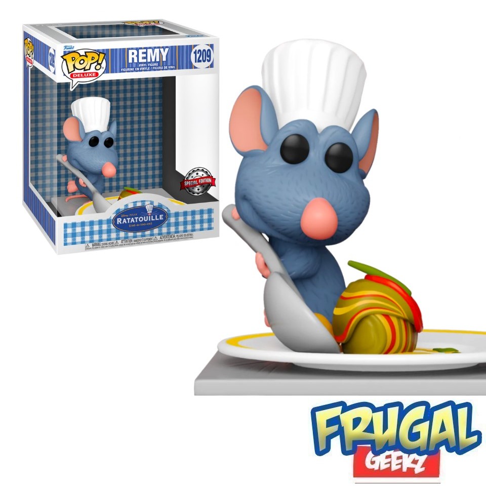 Funko Pop! Deluxe : Disney's Ratatouille Remy Vinyl Figure Collectible ...