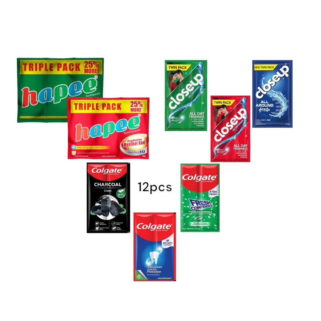 ROS GROCERS COLGATE CLOSEUP HAPEE TOOTHPASTE 20G/12SACHET | Shopee ...