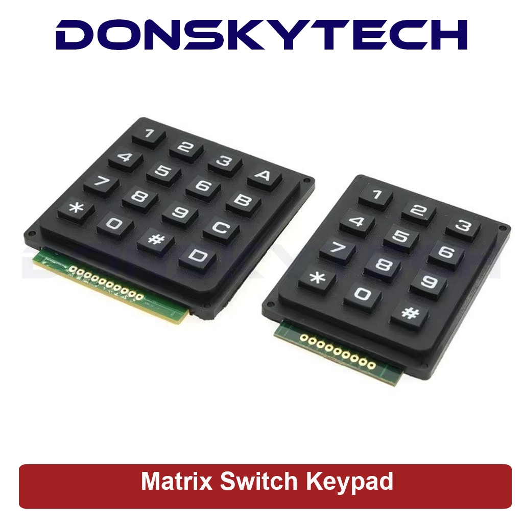 Matrix Switch Keyboard Keypad Array Module Abs Plastic Keys 4X4 3X4 | Shopee Philippines