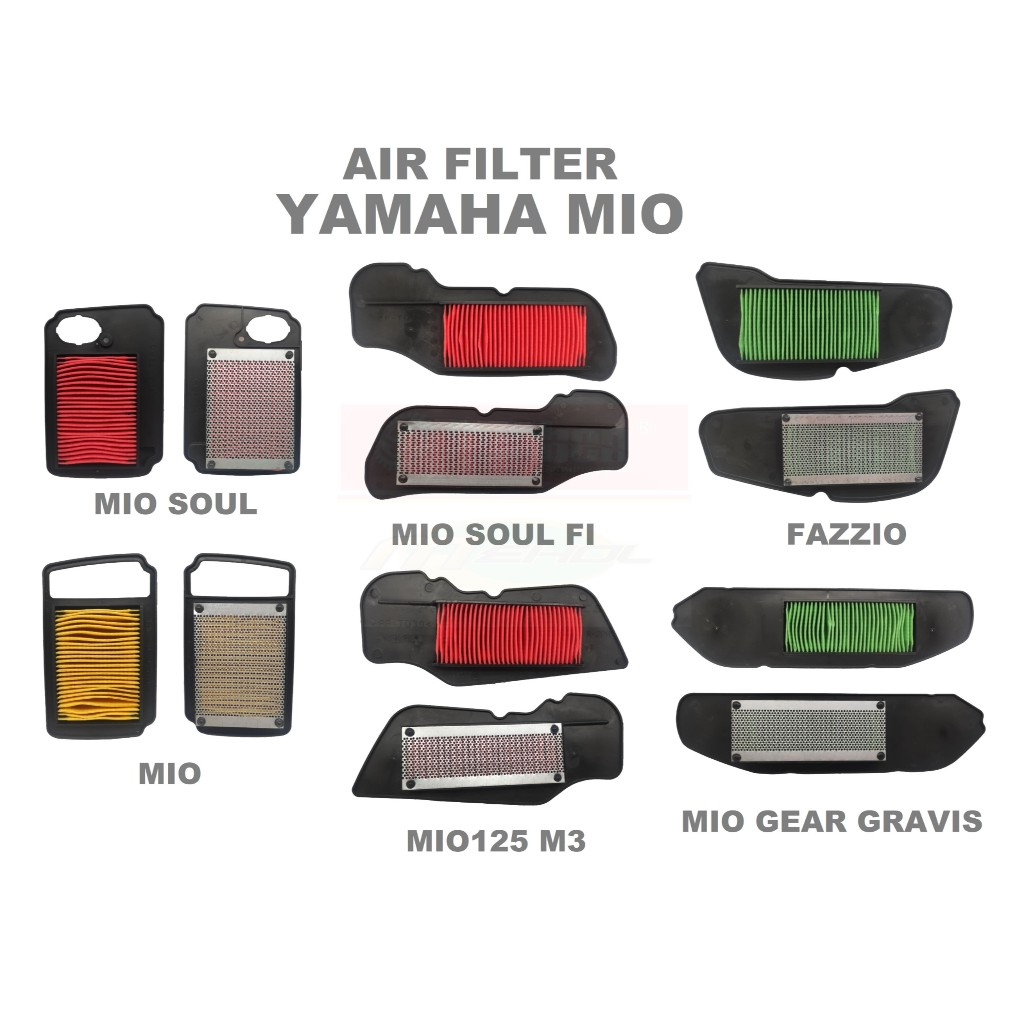 AIR FILTER ELEMENT FOR YAMAHA MIO/ MIO SOUL/ MIO125 M3/ MIO i125/ MIO ...