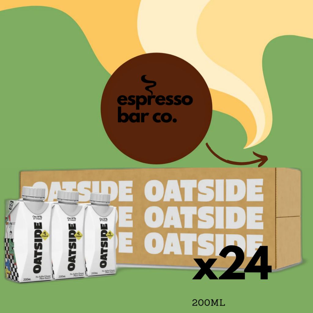 Oatside Oat Milk 24x 200ml Straw Packaging Oatside Barista Blend Oat ...