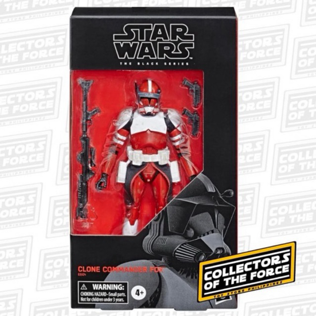 (INSTOCK) Star Wars Black Series Clone Commander Fox DAMAGED BOX BUT ...