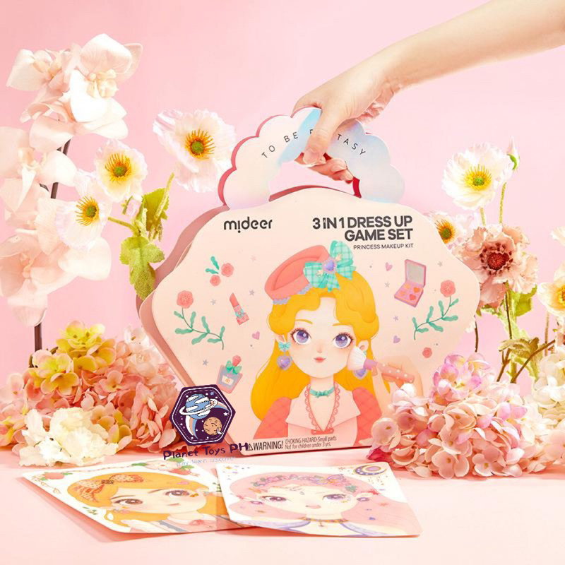 Mideer 3 in 1 Dress Up Game Kit all in one carry-on princess kit ...
