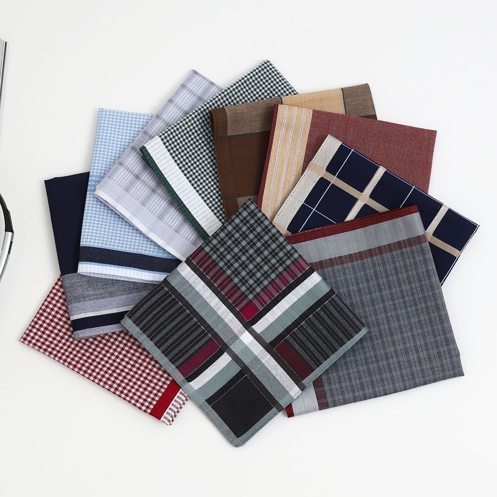 6Pcs Or 12Pcs Cotton Men and Ladies Handkerchief/Panyo | Shopee Philippines