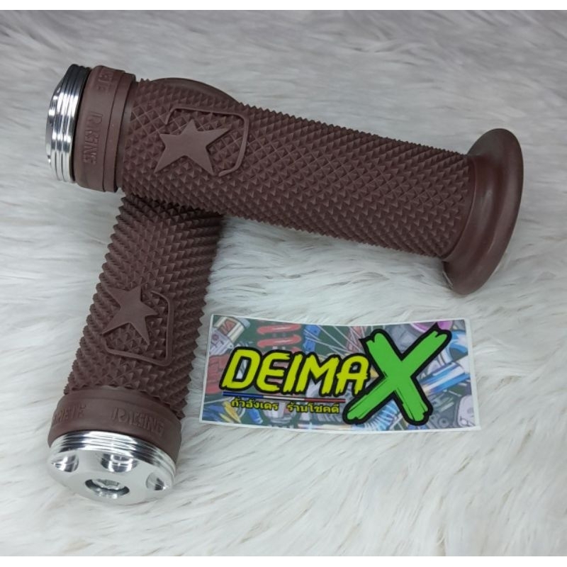 SET ARIETE HANDLEGRIP X JRP HANDLE GRIP WITH GOLD BAREND / STAR BAR END ...