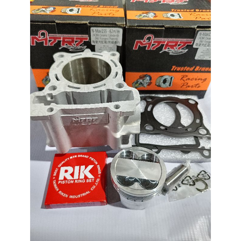 MTRT 62mm NMAX AEROX SNIPER 155 R15 V3 CYLINDER BLOCK FORGED MB-708 ...