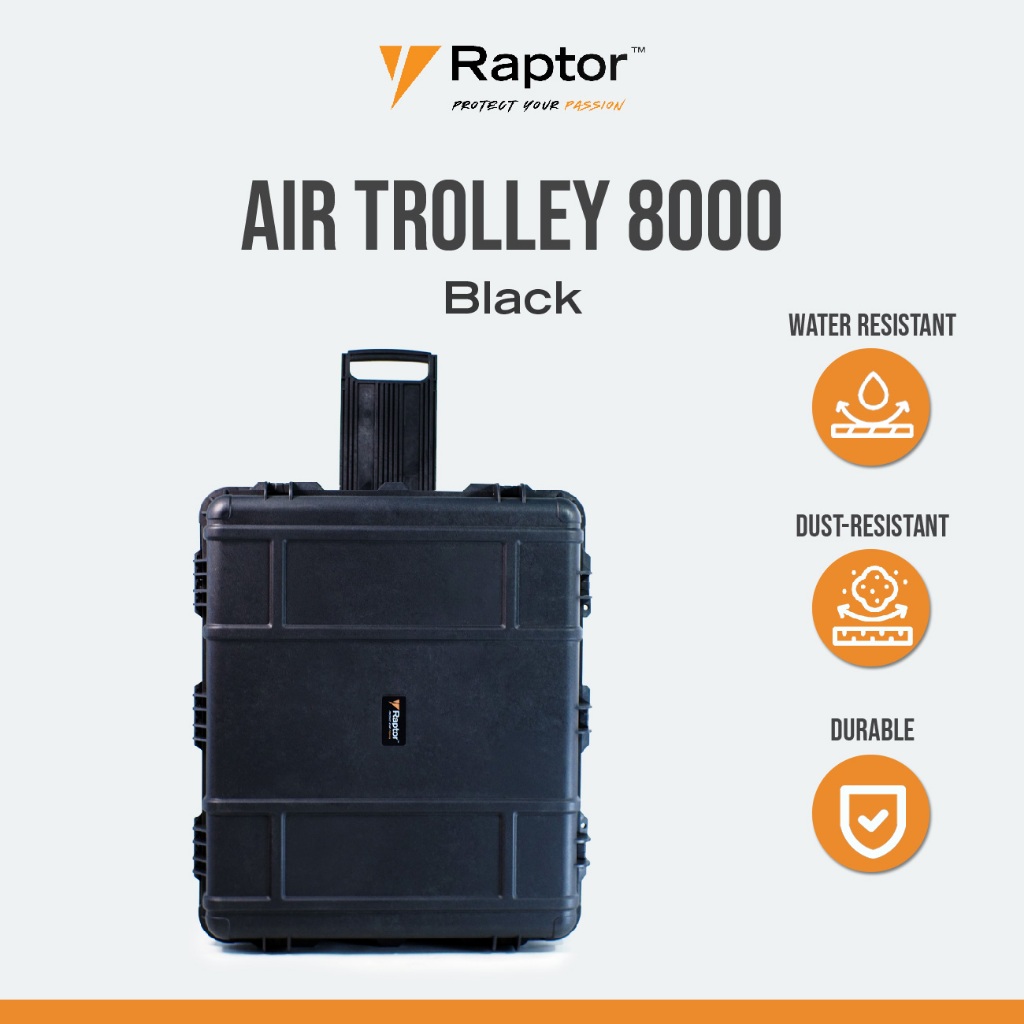 Raptor Case Air Trolley 8000 Travel Luggage For Gears and Equipments ...