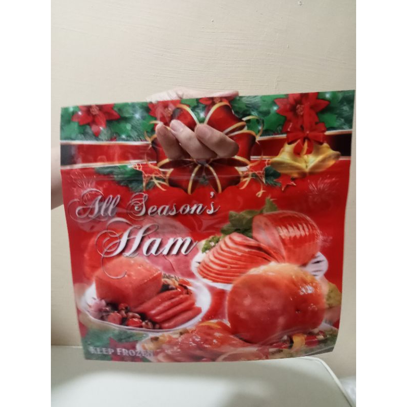 HAM BAG for 1 kgs, Laminated w/ Ziplock (50pcs/100pcs) | Shopee Philippines