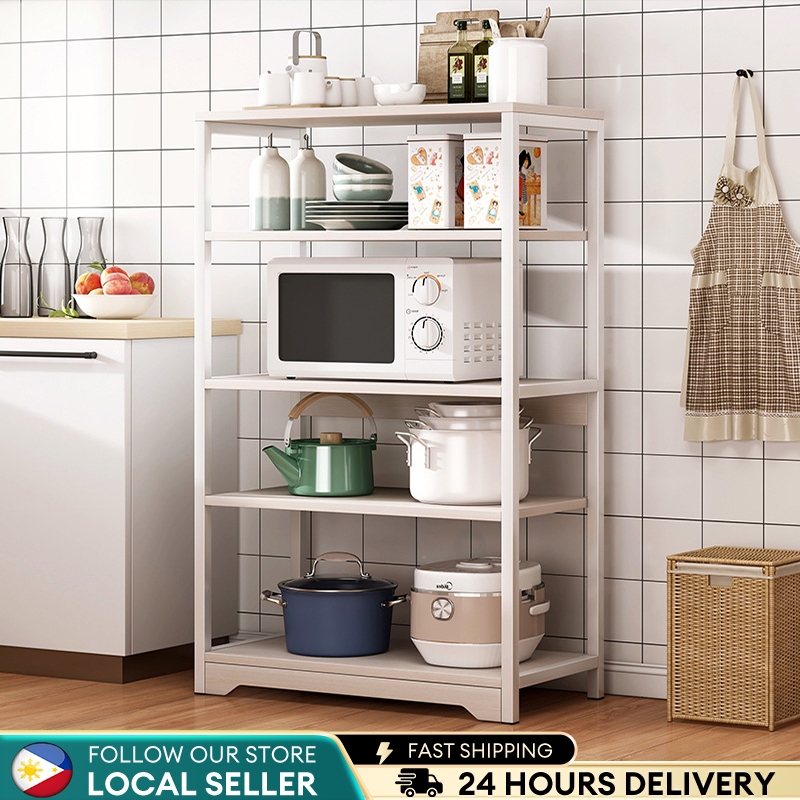 【Load 450 KG】 Steel Rack Shelves 5 layers Metal Rack Kitchen Rack ...