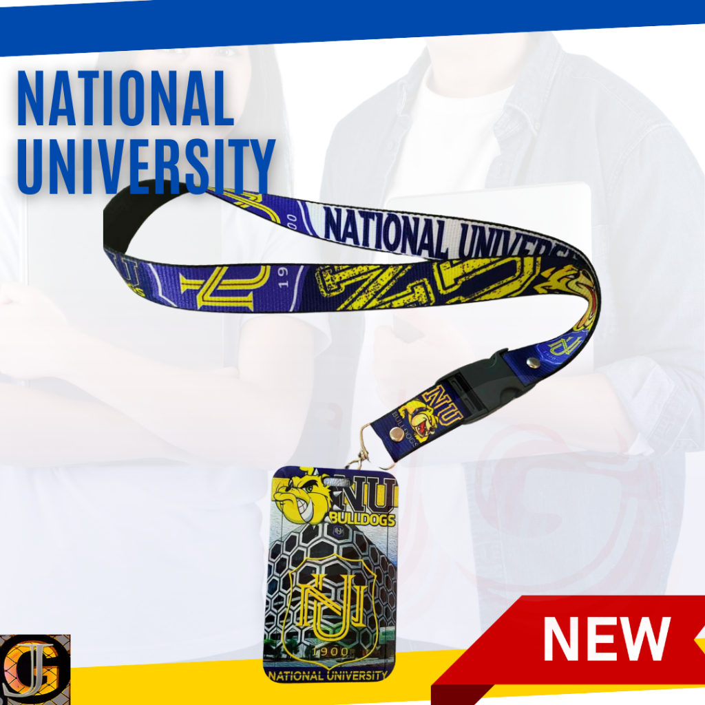 jg NU Design Elegant Id Holder Id Lace Lanyards National University ...