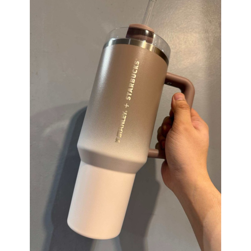 Starbucks 40oz Stone Gray Stanley Stainless Steel Cold Cup Gradient ...