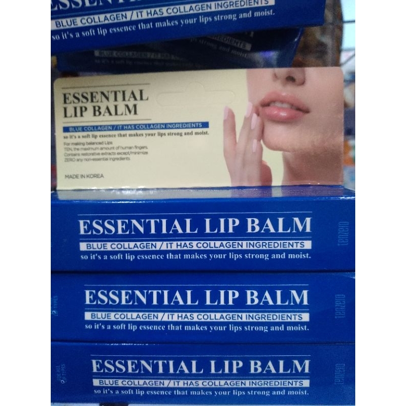 ESSENTIAL LIP BALM BLUE COLLAGEN | Shopee Philippines