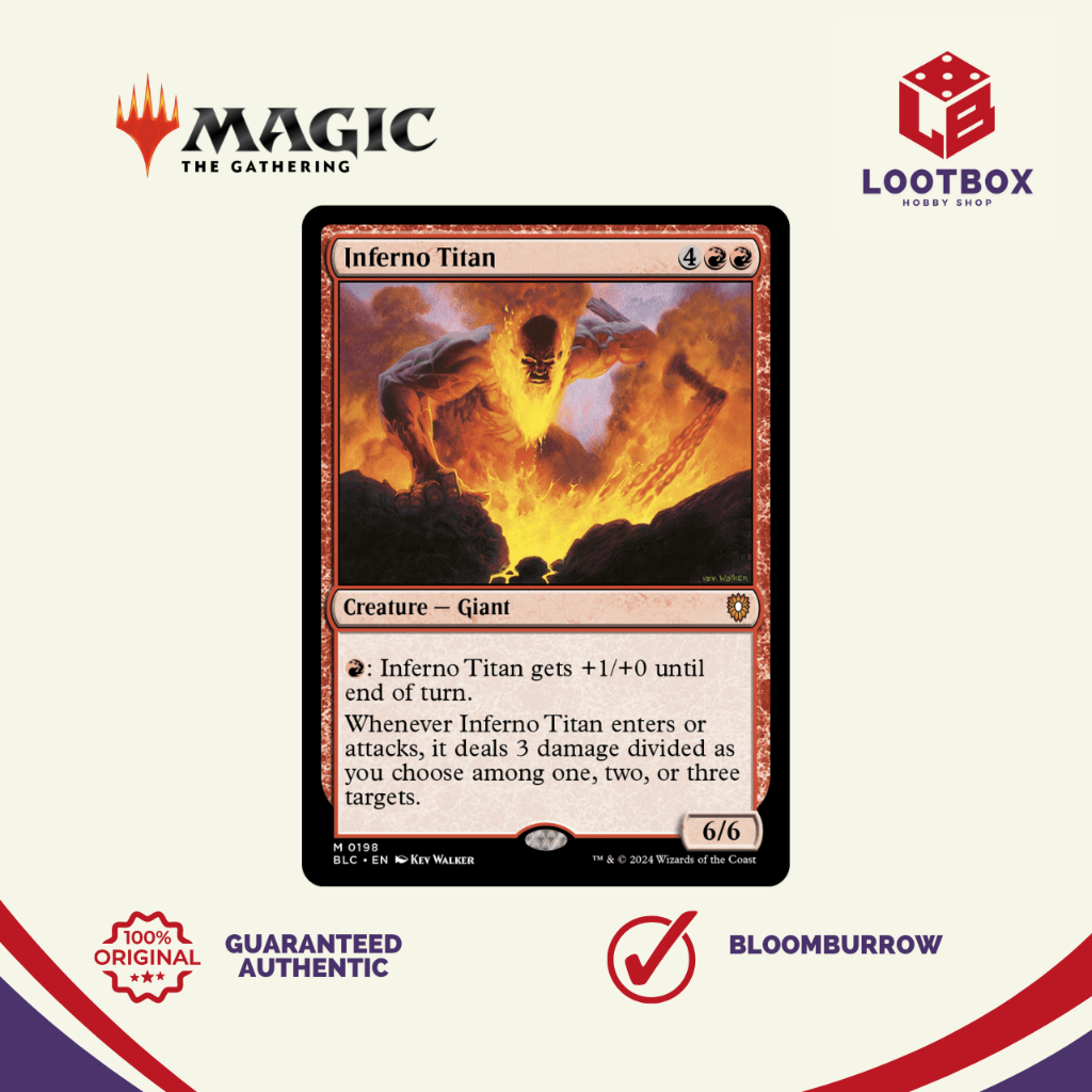 Magic the Gathering: Inferno Titan (Mythic Rare) - Bloomburrow | Shopee ...