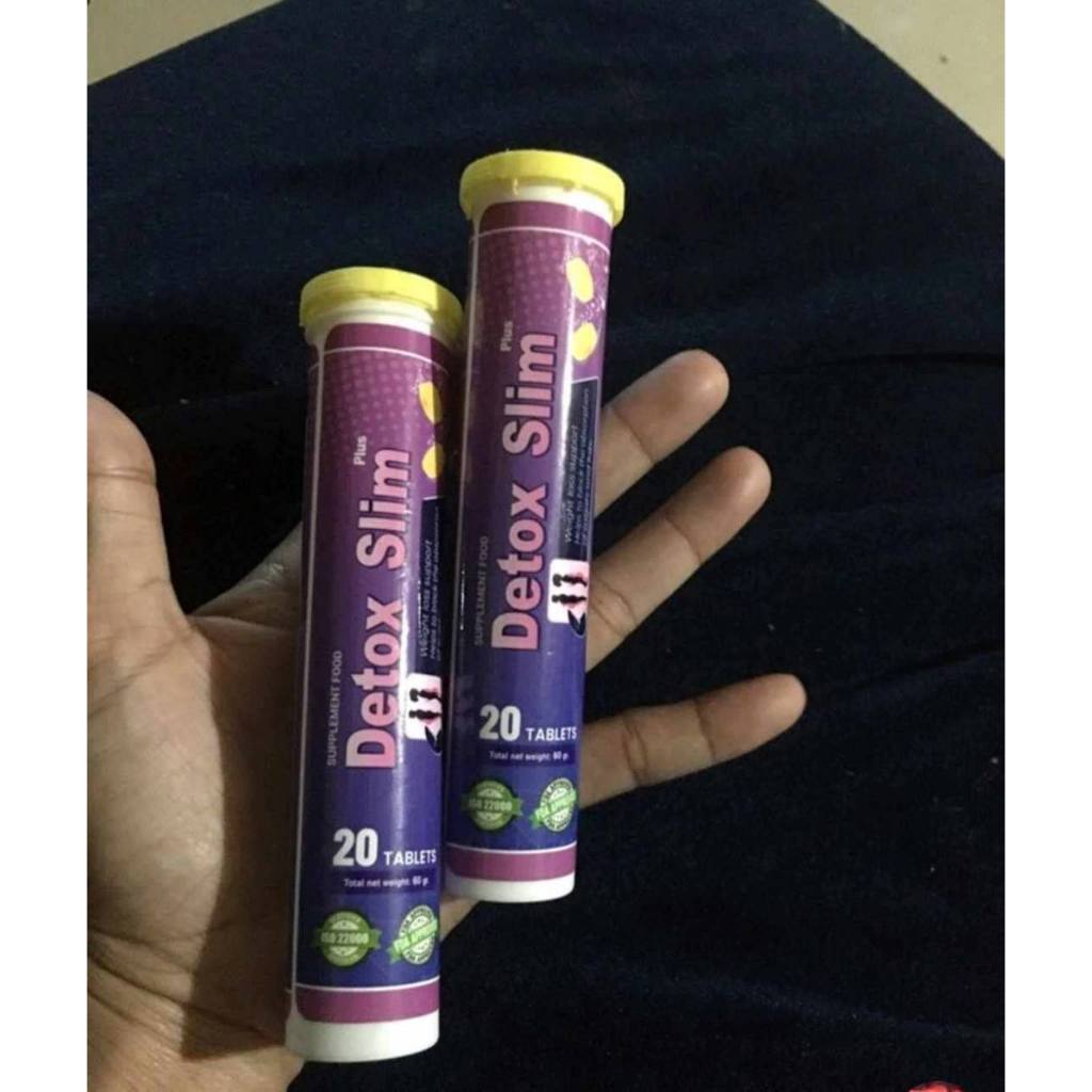 Det0x Slim Effervescent Tablets Slimming Juice 20 Tablet | Shopee ...