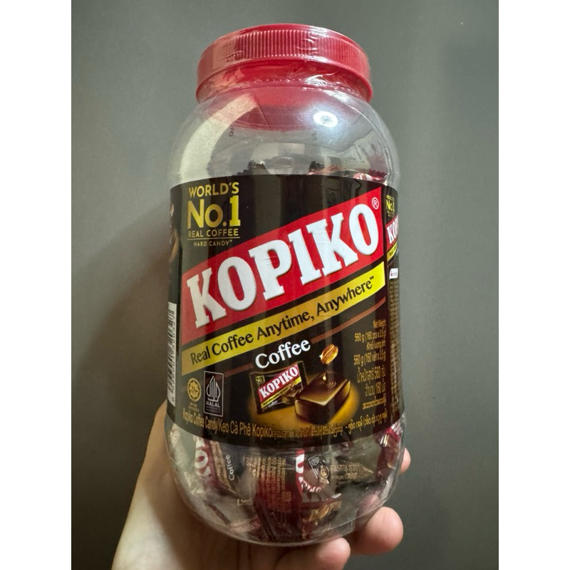 560g Kopiko Real Coffee Hard Candy in Jar Halal 160pcsx3.5g | Shopee ...