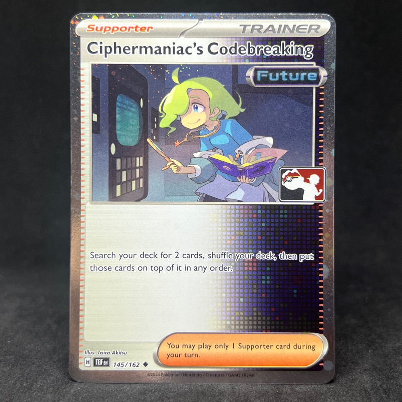 Pokemon TCG Ciphermaniac's Codebreaking 145/162 Stamped Holo 2024 Play ...