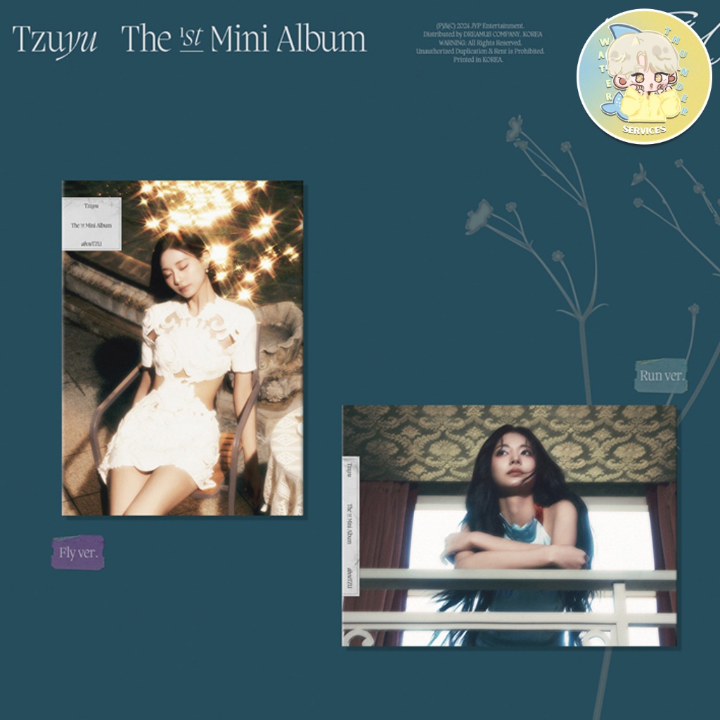 TWICE TZUYU 'abouTZU' Solo Album with Pre-order Benefit POB Run Fly Ver ...