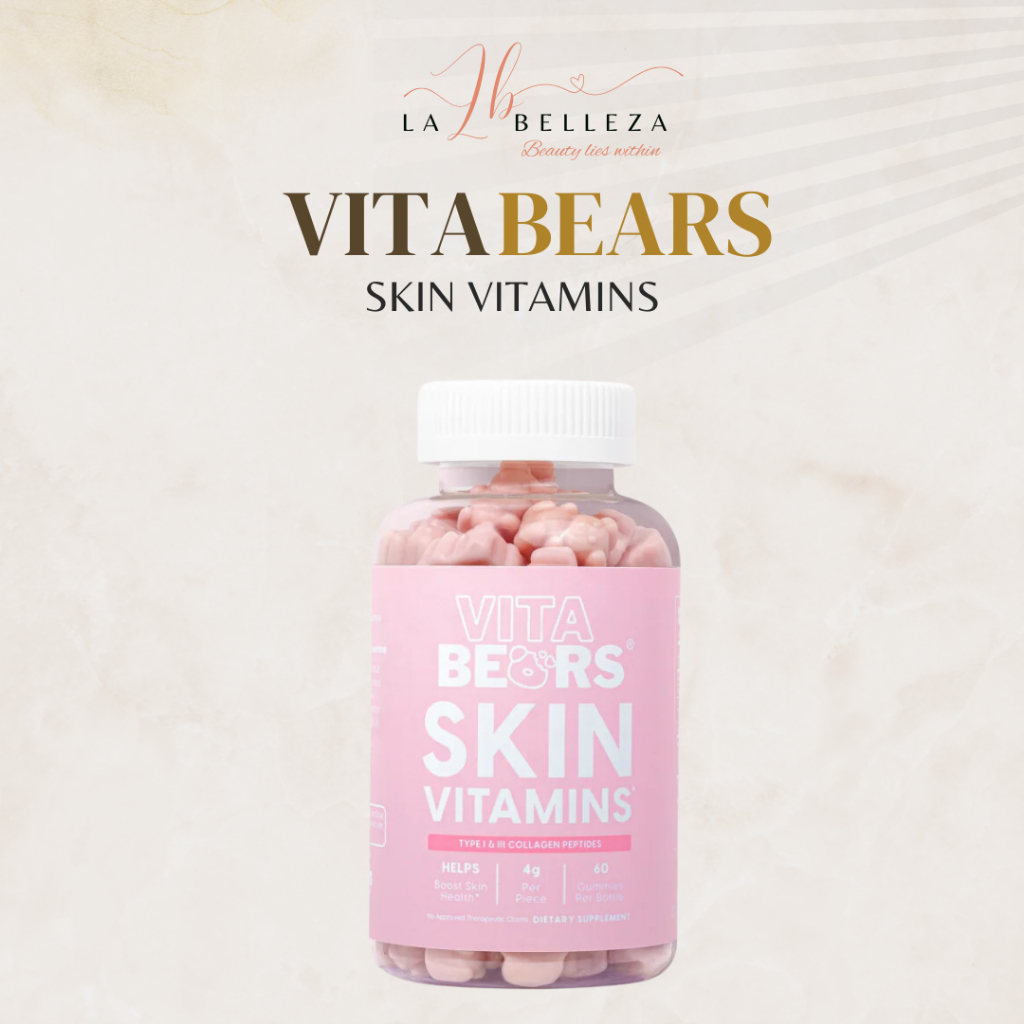 VITABEARS Skin Vitamins Fish Collagen Glutathione Biotin Gummies Vita ...