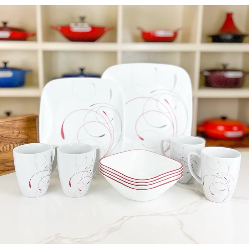 Corelle Classic 16-pc Dinnerware Set | Shopee Philippines