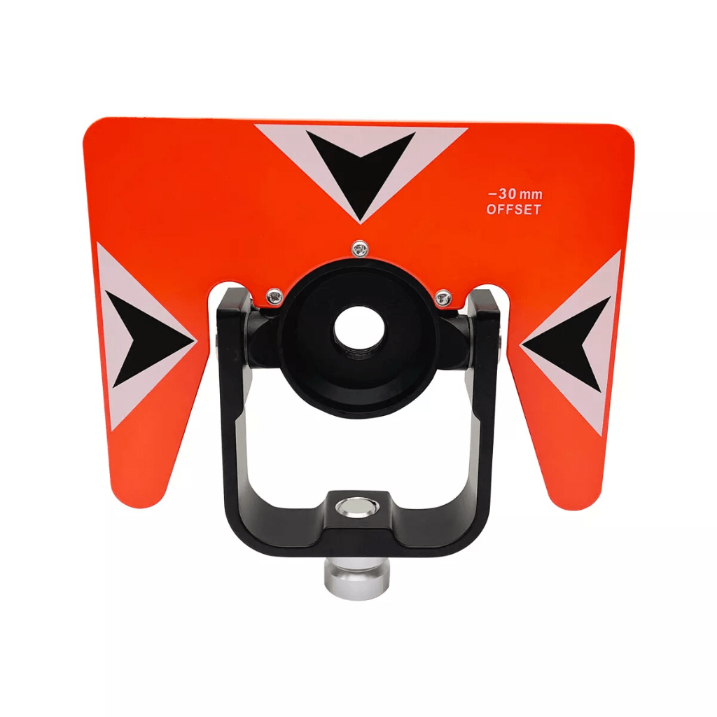 RED SINGLE PRISM TARGET/PRISM HOLDER FEMALE THREAD FOR SURVEYING PRISM ...