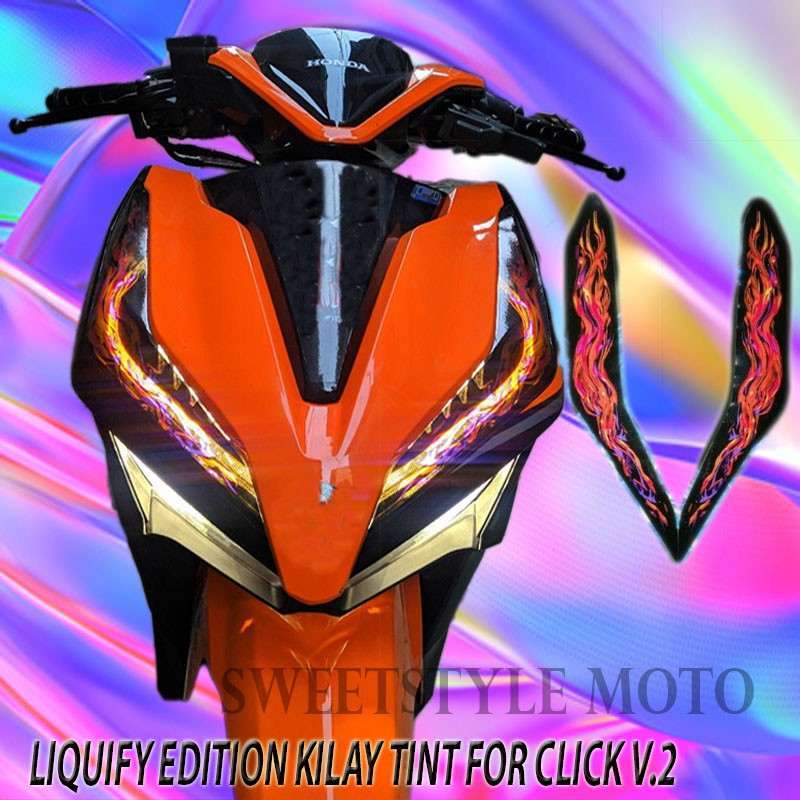 HONDA CLICK KILAY TINT LIQUIFY EDITION/HONDA CLICK KILAY TRANSPARENT ...
