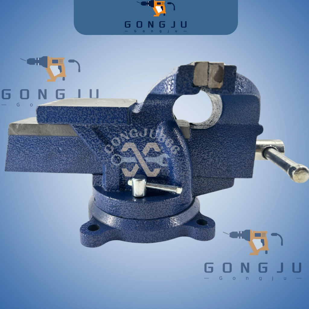 Heavy Duty Bench Vise Household Vise Bench 5 6 8 Inch Small Bench Vice Clamp 360 Degree Rotatio ...