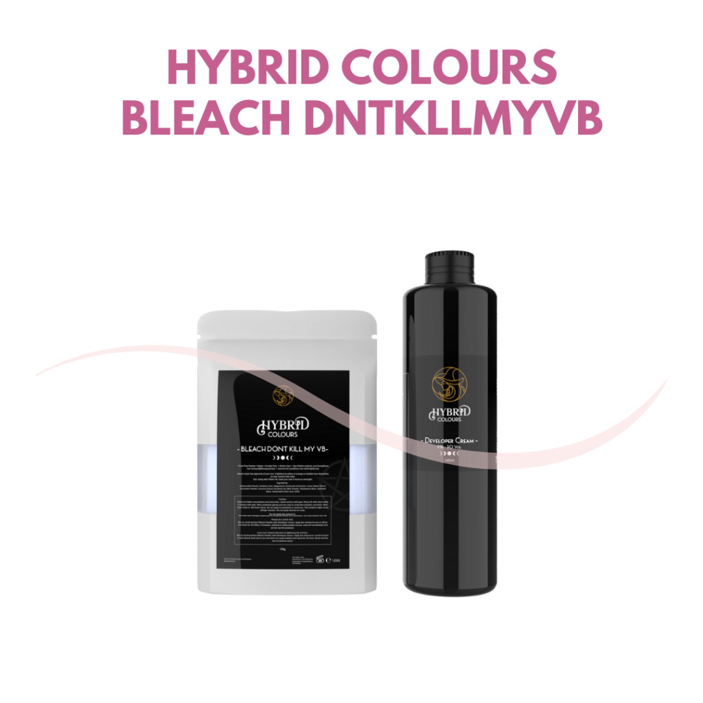 Hybrid Colours Organic Bleaching Kit 120g Bleach | Plant-based, Cruelty ...