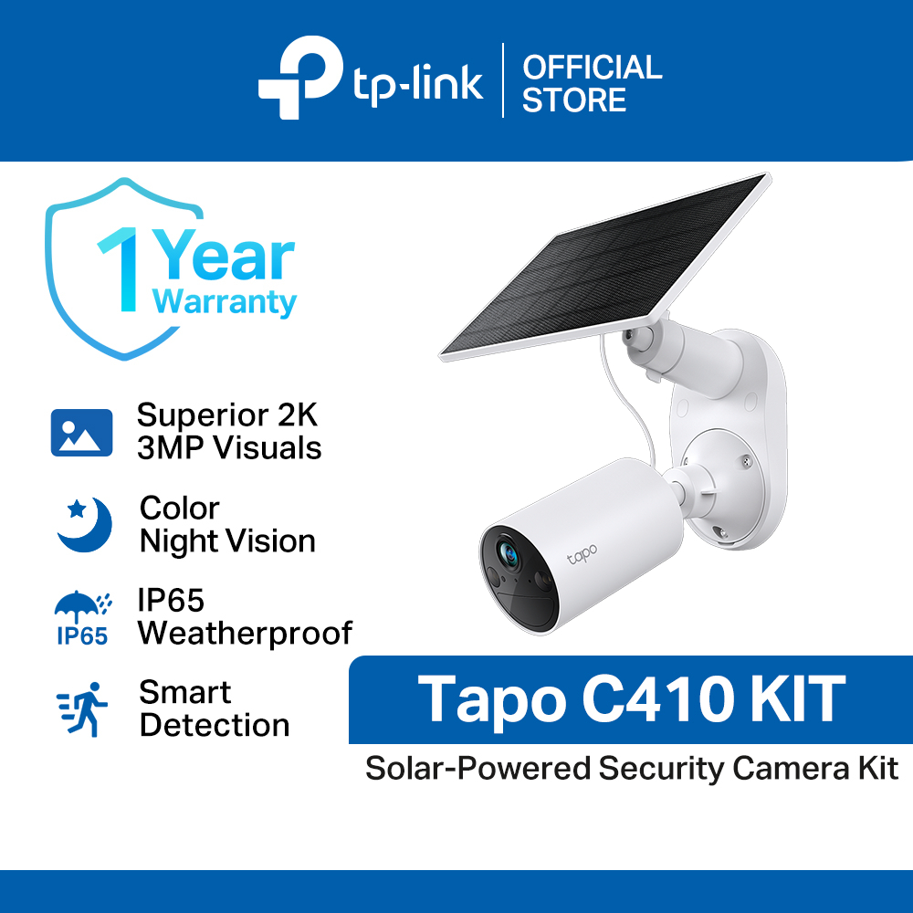 TP-Link | Tapo | C410 KIT | Solar-Powered | Wi-Fi | CCTV | Outdoor ...