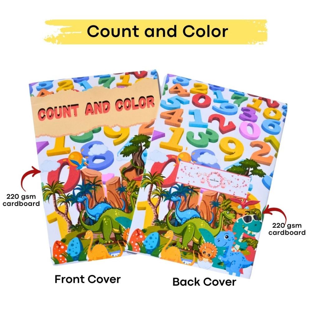 Count and Color Activity Book | Fun Character Counting & Coloring ...