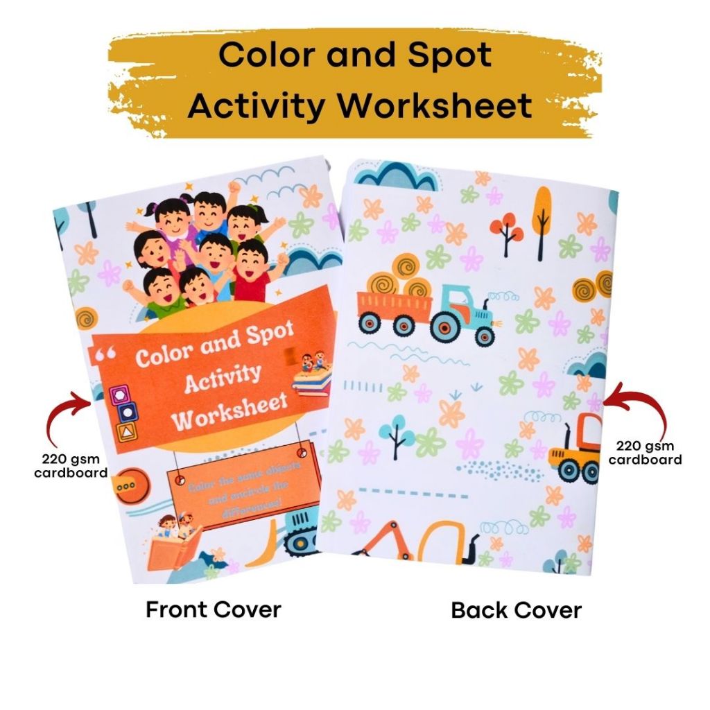 Color and Spot Activity | Identify and Color Same Objects, Spot the ...
