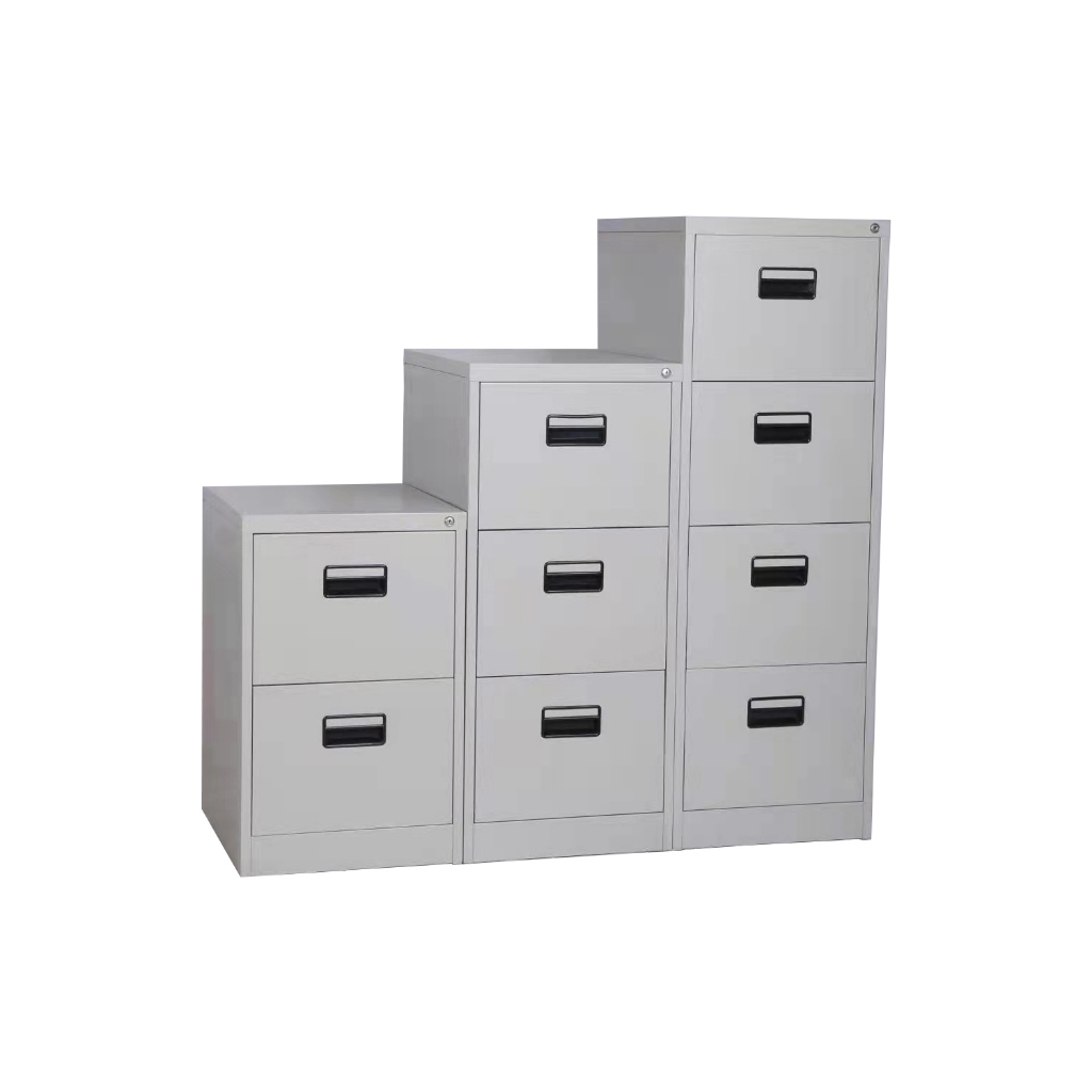Office steel 4 tier filing cabinet A4 file drawer cabinet | Shopee ...