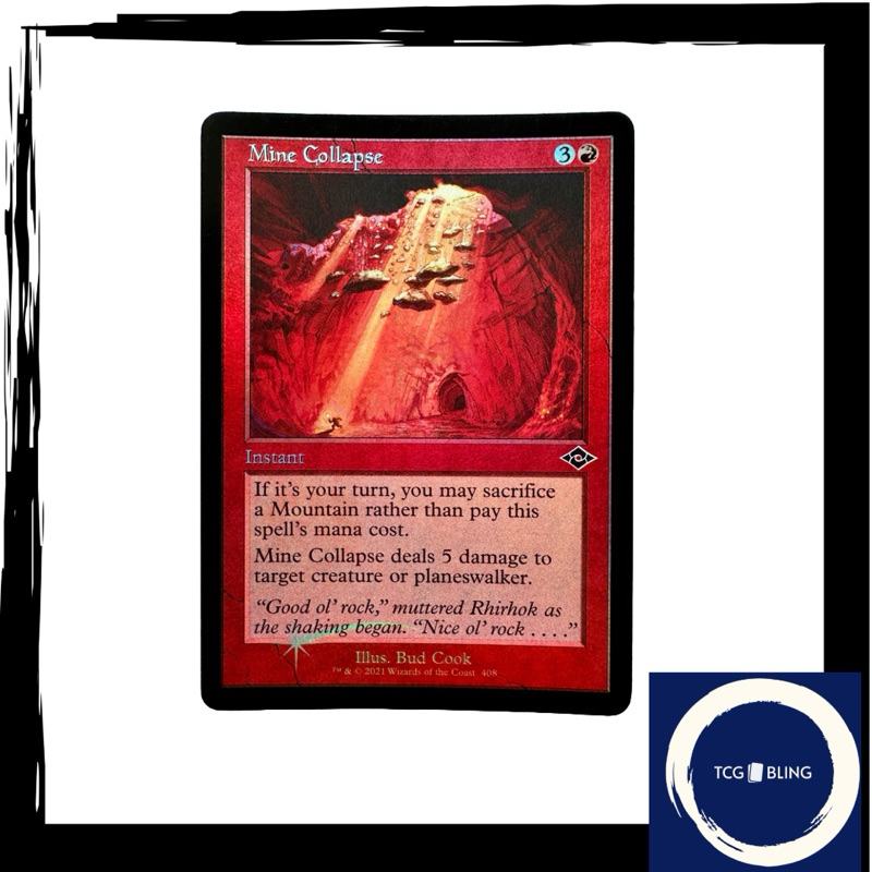 Mine Collapse MTG - MH2 (Retro) FOIL | Shopee Philippines