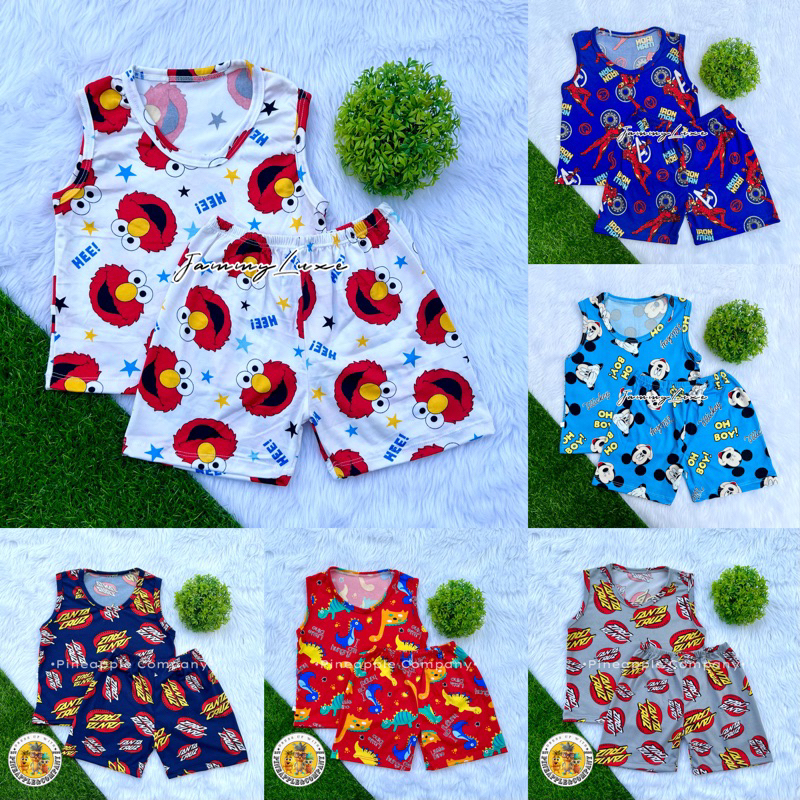 TERNO SANDO SHORT KIDS BOYS (0-10yo) TRENDY CHARACTER PRINTS FOR SUMMER ...