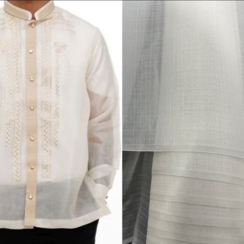 Plain Cocoon Fabric for Barong (Per Yard) | Shopee Philippines