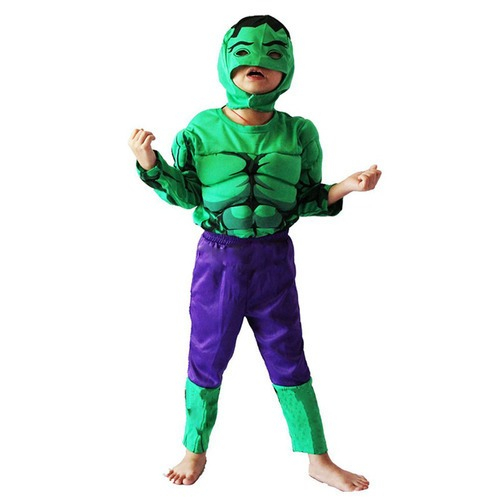 COD Super Hero Hulk Muscle V2 Party/Halloween Costume for Kids | Shopee ...