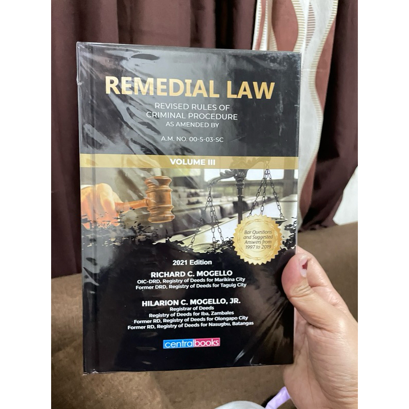 REMEDIAL LAW III 2021 Edition (Hardcover) | Shopee Philippines