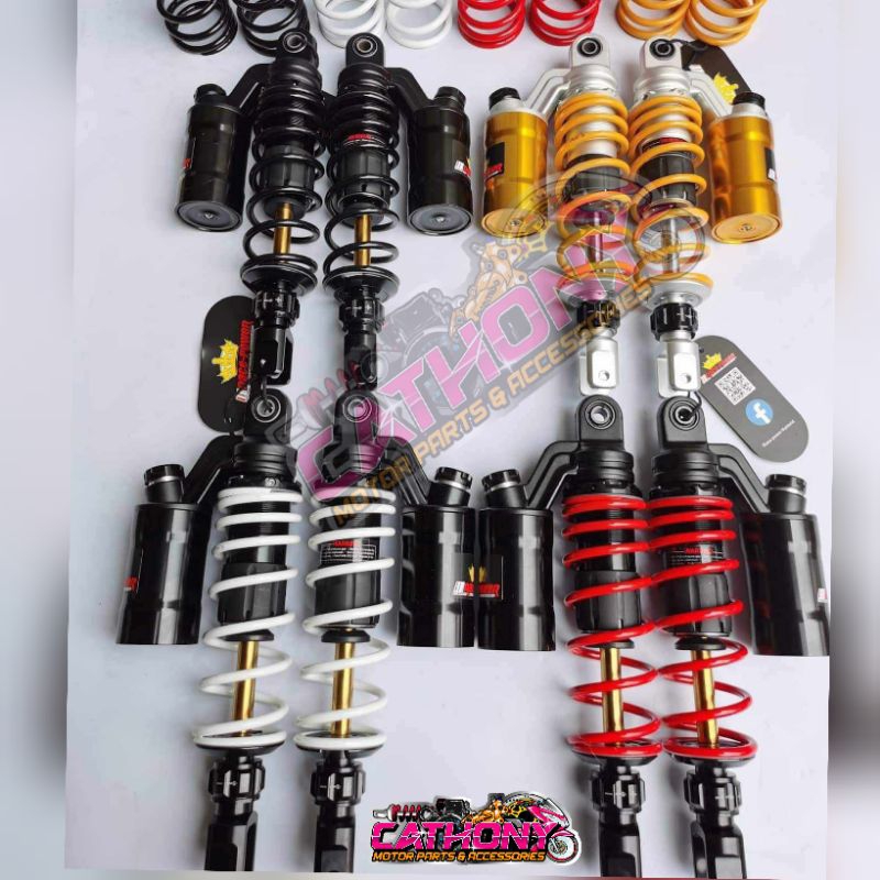RACE POWER SHOCK W/TANK PREMIUM FULL ADJUSTABLE NMAX/AEROX/PCX | Shopee ...