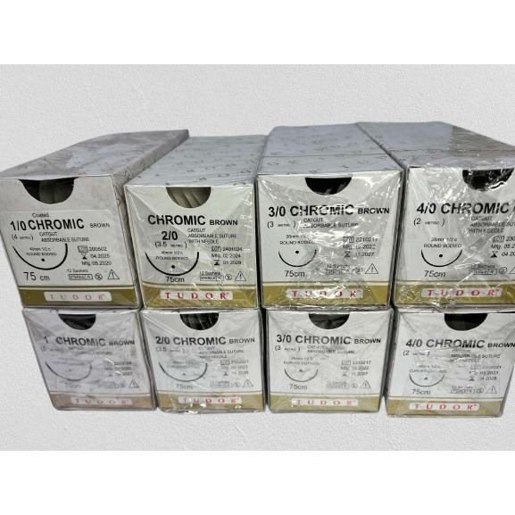 Chromic 1, 2/0, 3/0, 4/0 Round, Cutting Box Of 12 Pc | Shopee Philippines