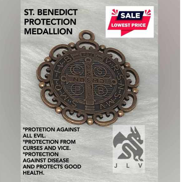 ST. Benedict Medallion for Protection - Blessed Religious Medal for ...