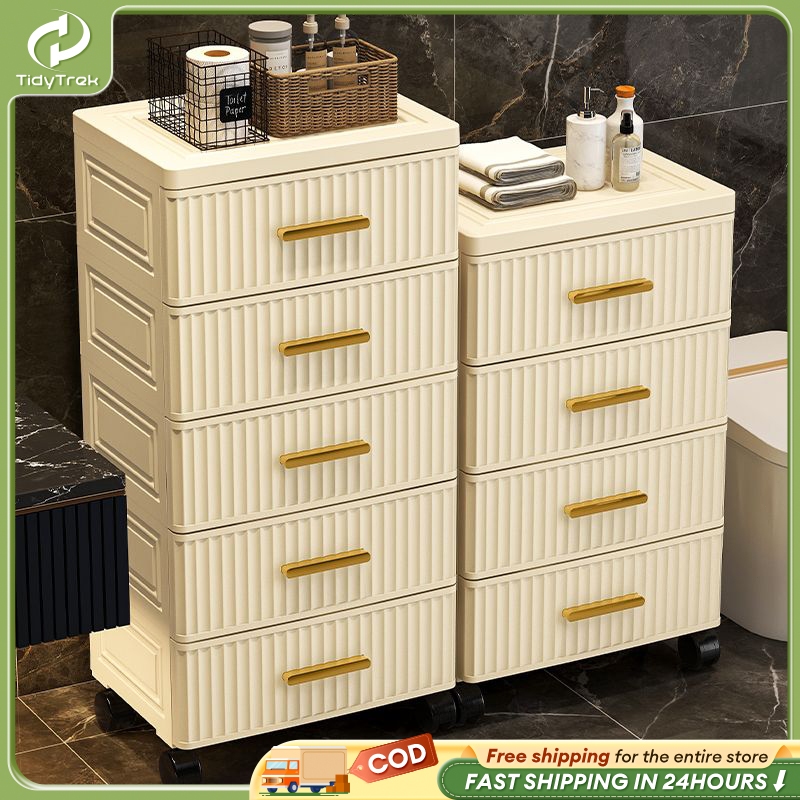 TidyTrek Drawer storage cabinet with wheel Durabox Storage Organizer ...