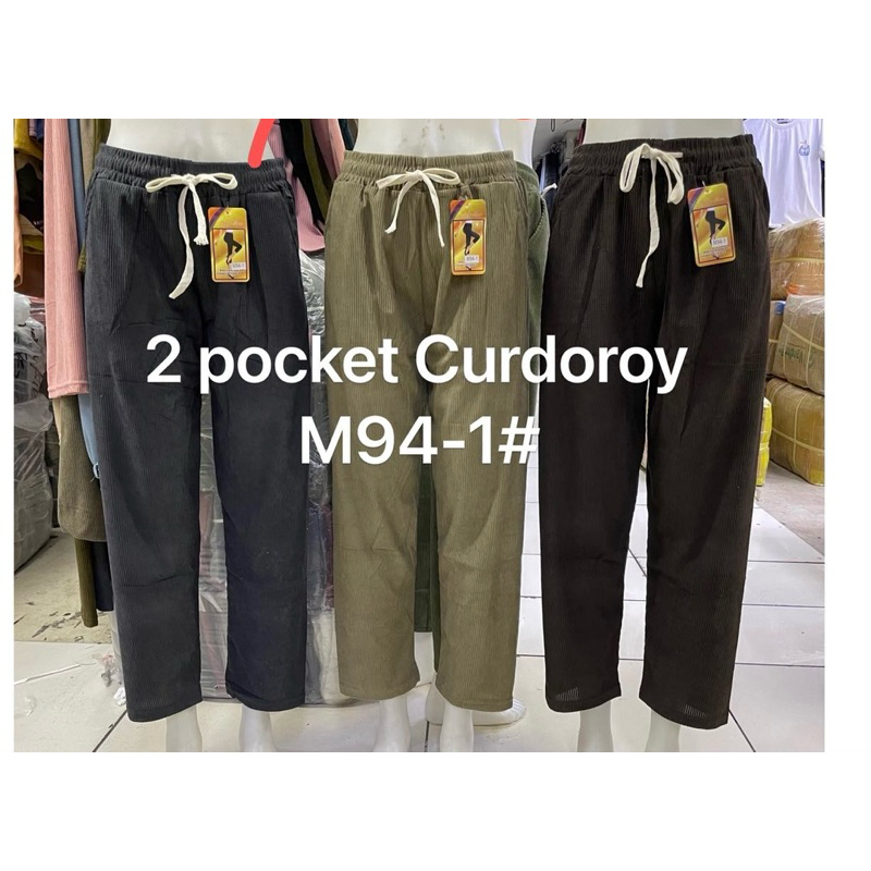 DUKE Candy pants M94-1 Corduroy pants casual pants for women | Shopee ...