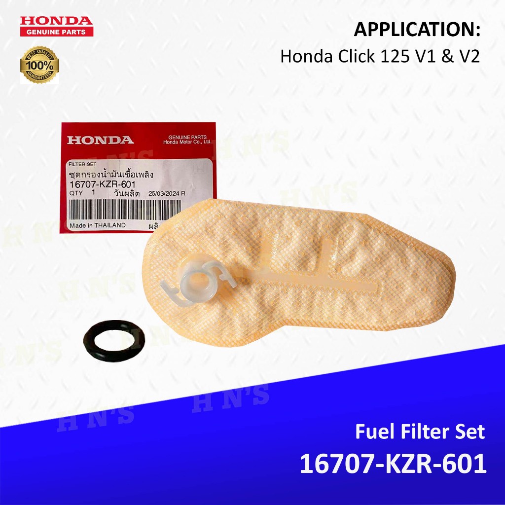 Honda Genuine Fuel Filter Set for Honda Click125 V1 & V2 ( PN: 16707 ...