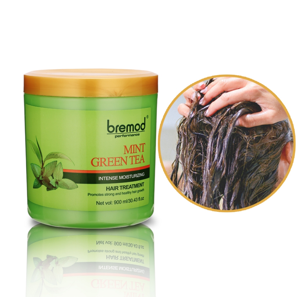 Bremod MINT-GREENTEA INTENSE MOISTURIZING HAIR TREATMENT 900ML-1PC ...