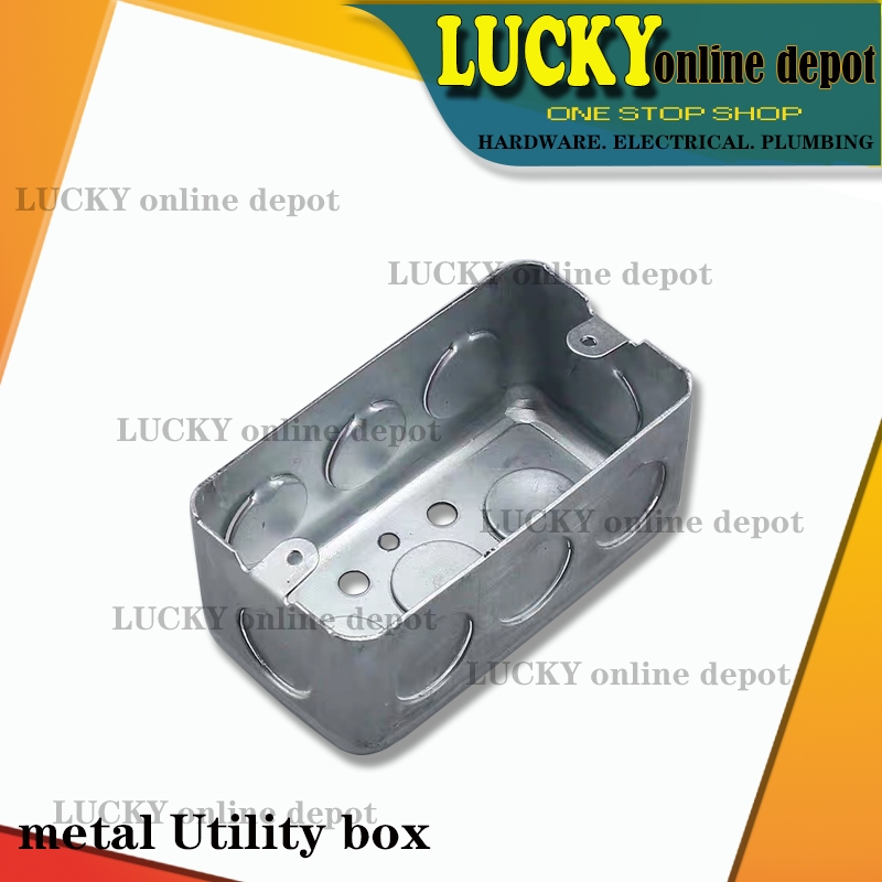 HEAVY DUTY METAL UTILITY BOX 4x2 | Shopee Philippines