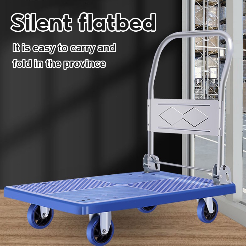 CHIT Push Cart Platform Trolley Heavy Duty Multifunctional Foldable ...