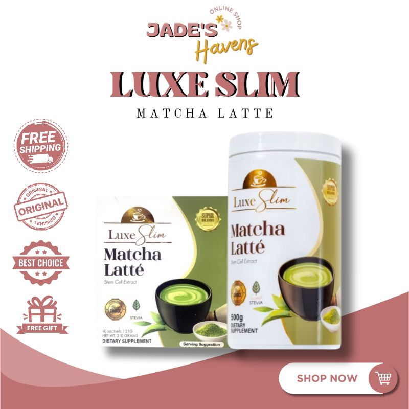 Luxe Slim Matcha Latte Slimming Collagen Drink 10sachets per pack by ...