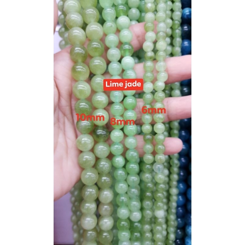 Lime Jade high quality natural precious stone | Shopee Philippines