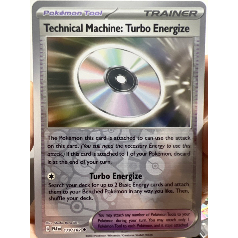 Technical Machine: Turbo Energize - 179/182 - Uncommon Scarlet & Violet ...