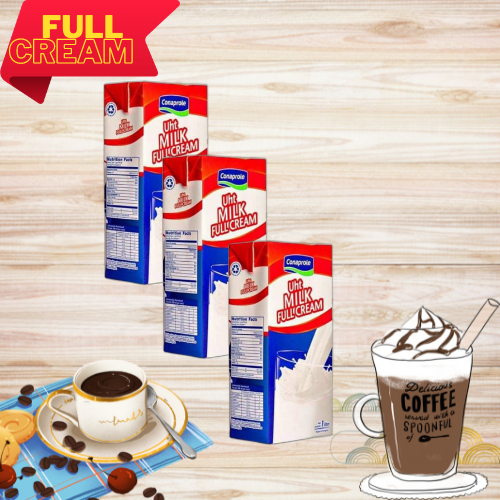 Conaprole UHT Full Cream Milk (Long Life Milk) 1L and 1L X3 Pack ...